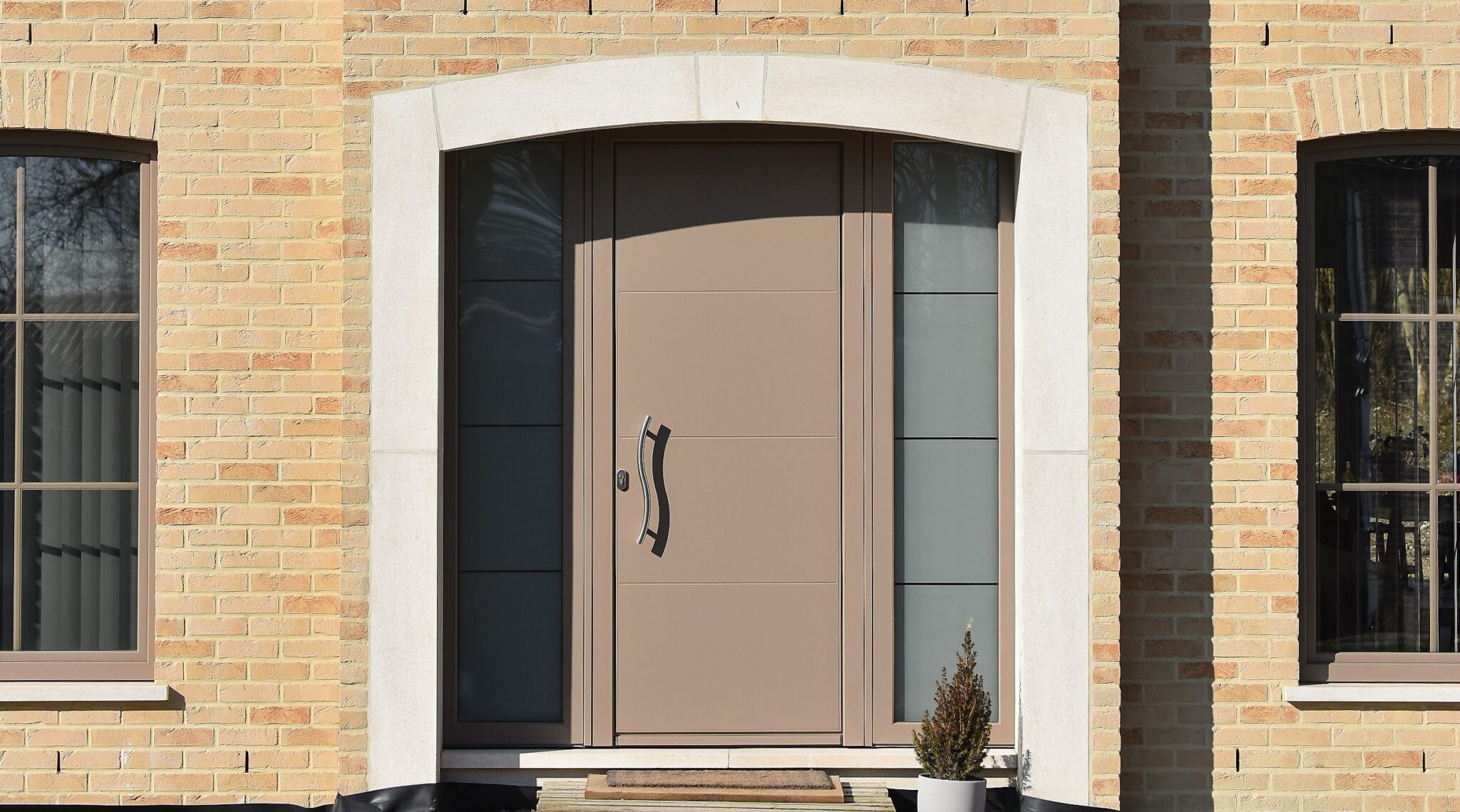 Porte d'entrée PVC Pierret